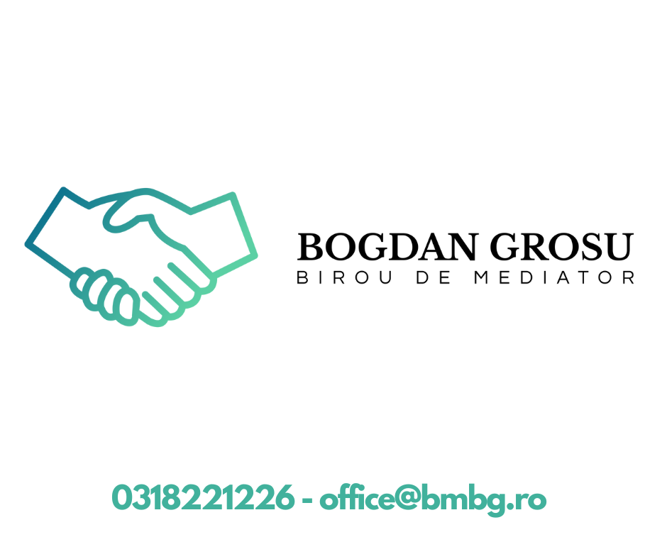 BOGDAN GROSU - BIROU DE MEDIATOR - Pentru soluționarea conflictelor pe ...